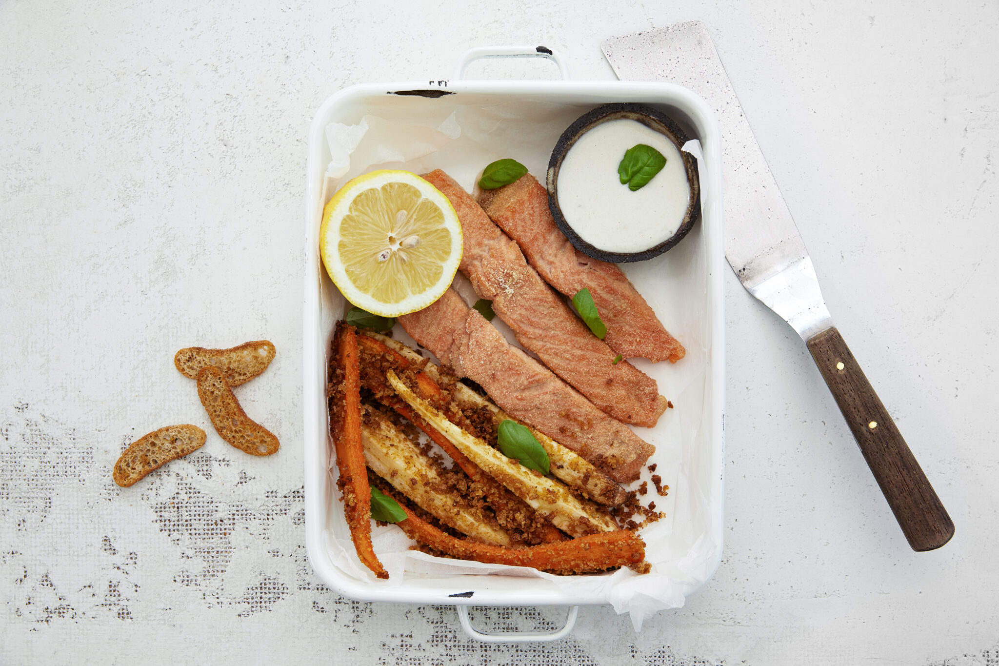 Kauraiset kalapuikot ja juustokastike | Martat